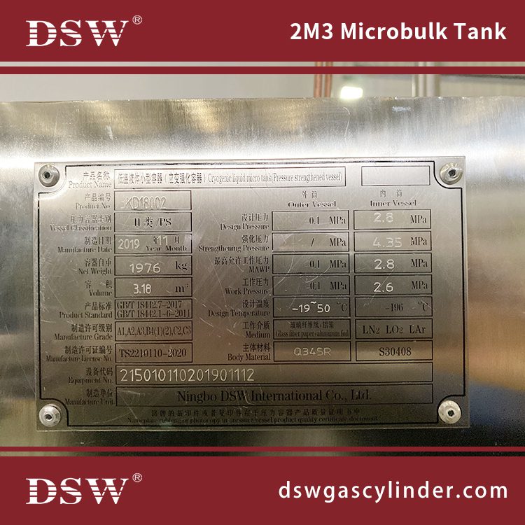 2M3 MicroBulk Cylinders | Compact Cryogenic Storage Solution